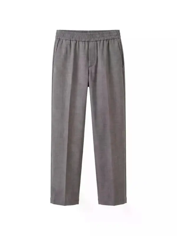 Peserico Elasticated-waist Tailored Trousers - Grey