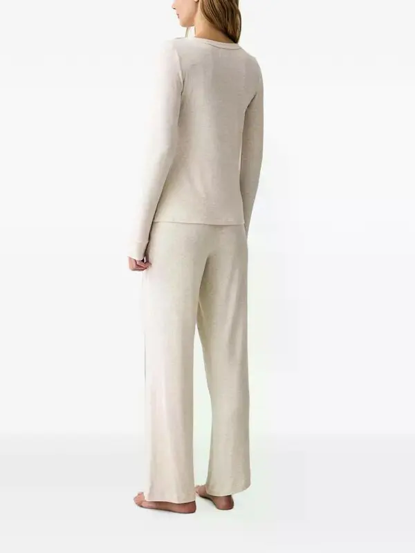 Dkny Ribbed-knit Pajamas