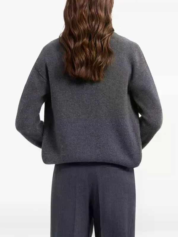 Elie Saab Lace-trim Knit Cardigan And Top Set