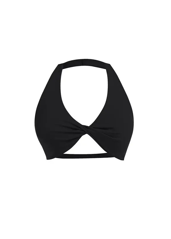 GOD SAVE QUEENS Second Skin Studio Crop Top Onyx