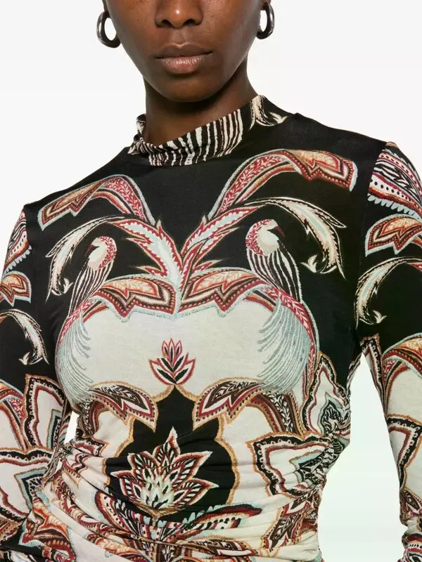 Farm Rio Graphic-print Long-sleeve T-shirt