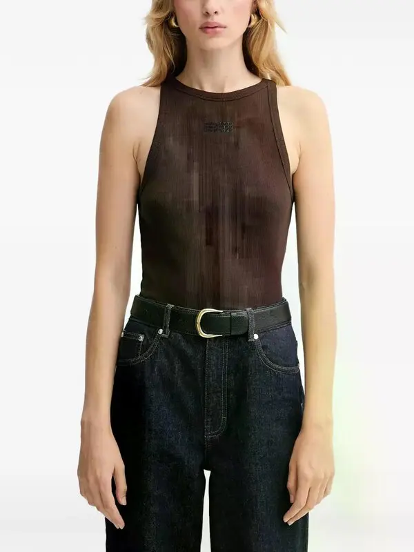 GESTUZ Rhinestones-embellished Tank Top