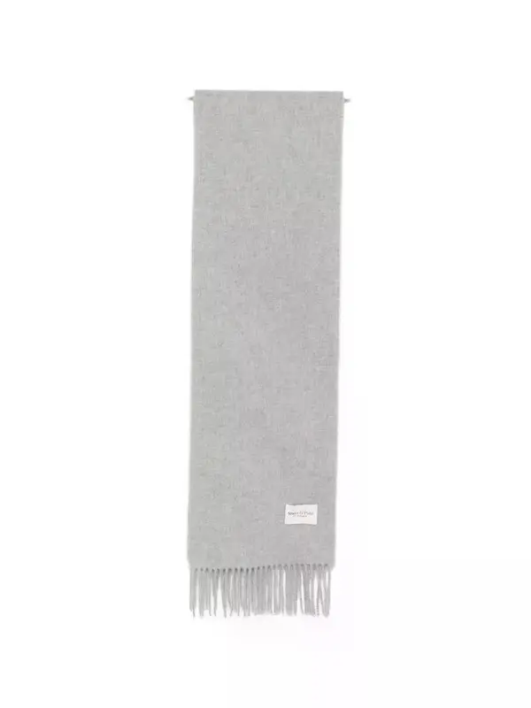 Marc O'polo Fringed Wool Scarf