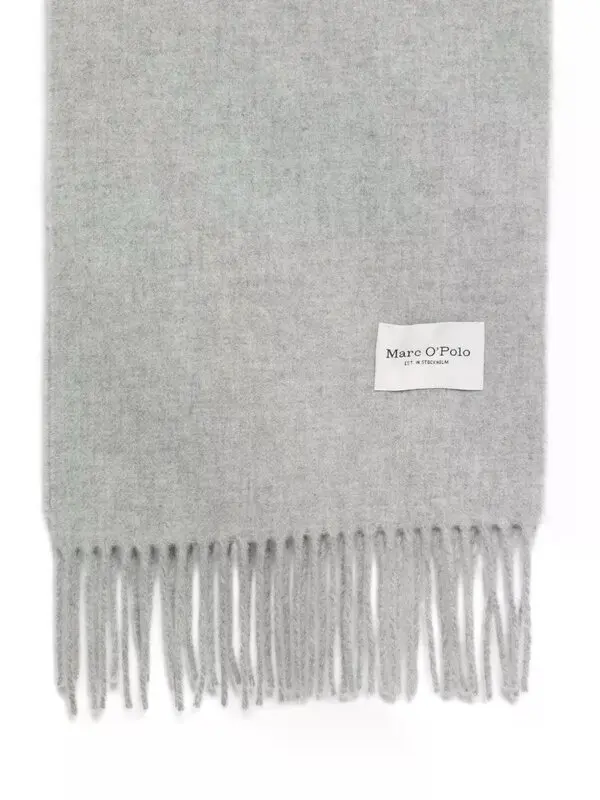 Marc O'polo Fringed Wool Scarf