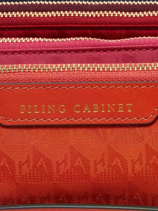 ANYA HINDMARCH Filing Cabinet Jacquard Clutch Bag