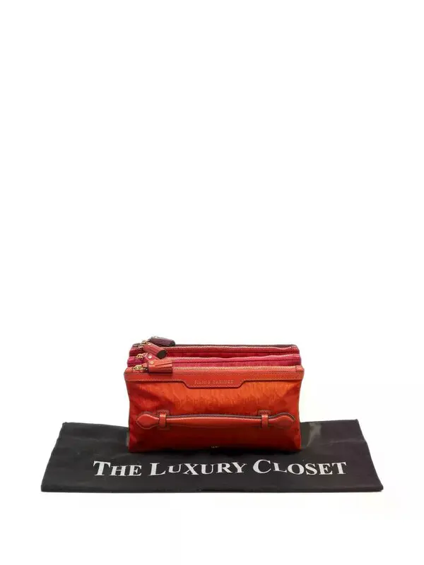 ANYA HINDMARCH Filing Cabinet Jacquard Clutch Bag