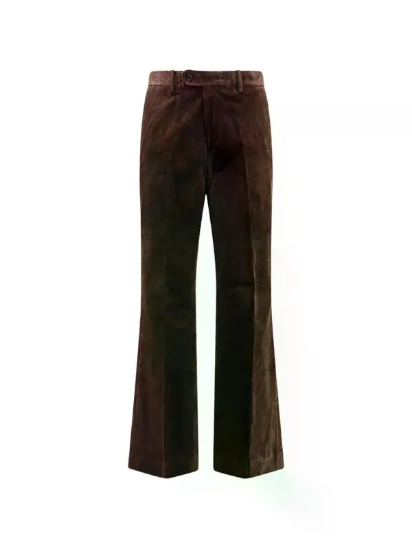 TONYWACK Corduroy-texture Flared Trousers