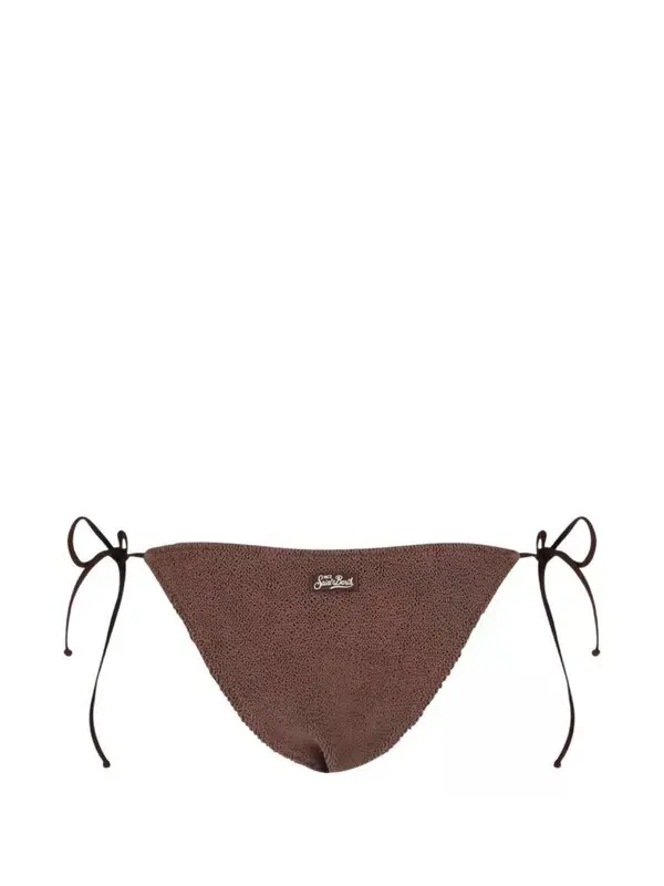 MC2 SAINT BARTH Side-tie Bikini Bottoms - Brown
