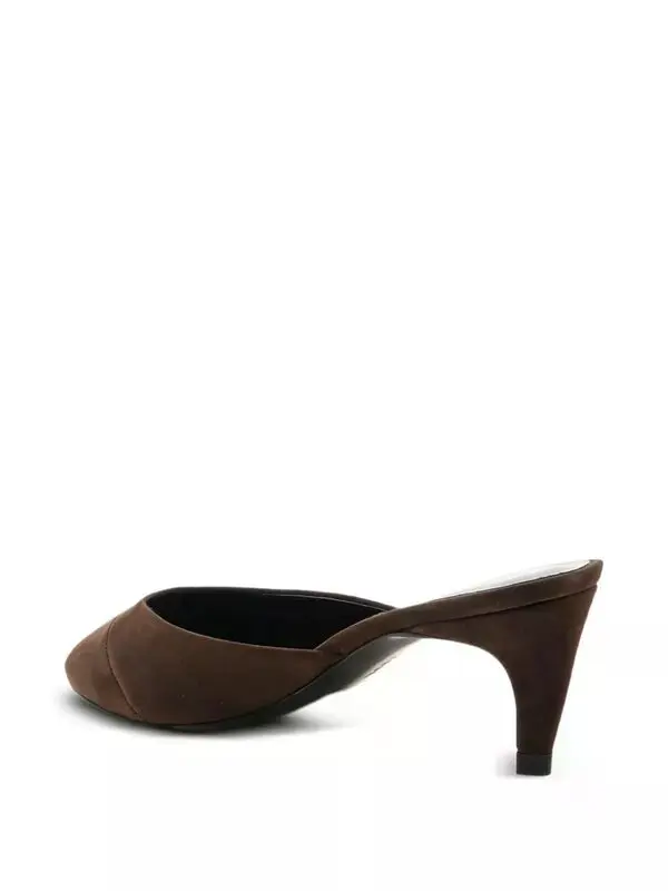 JUDE Suede Peep-toe Sandals