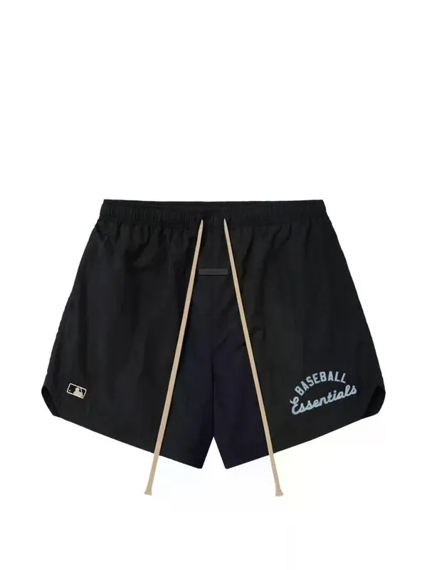 Fear Of God Mlb Logo-patch Gym Shorts