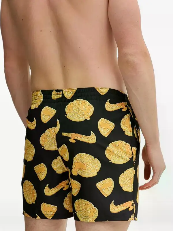 Nike Waffle-print Swim Shorts