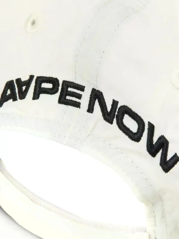 AAPE BY *A BATHING APE Moonface Logo-embroidered Cap - Neutrals