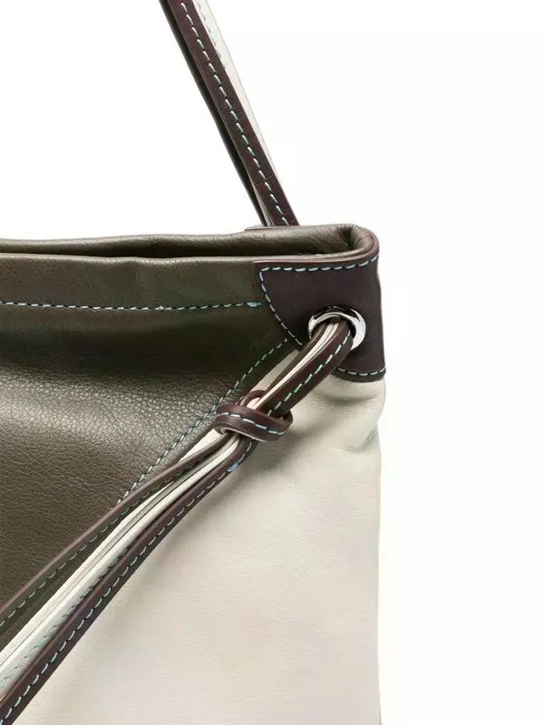 Kenzo Kite Colour-block Leather Tote Bag