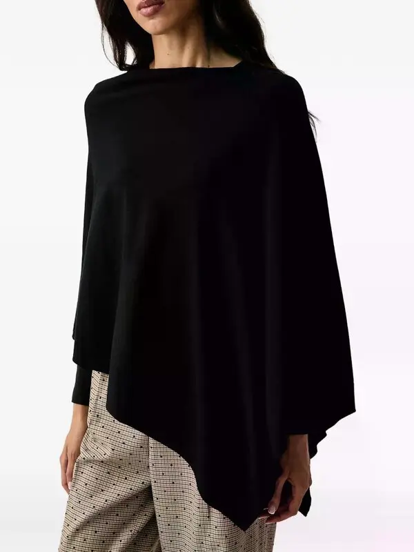 Dkny Asymmetric Fine-knit Top