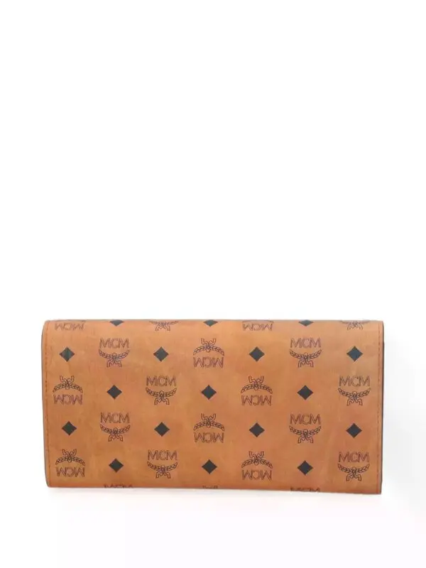 Mcm Large Aren Monogram-print Flap Wallet
