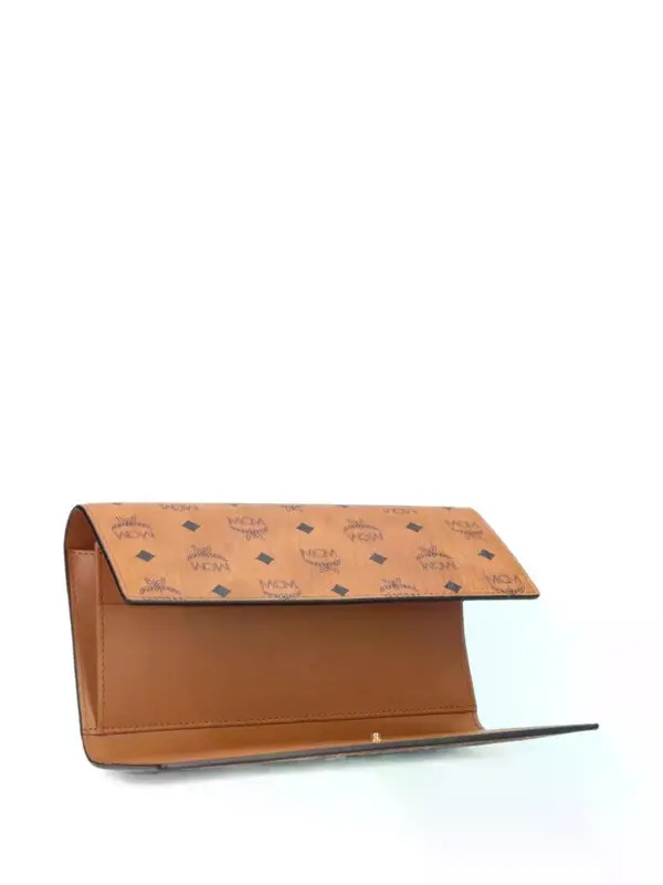 Mcm Large Aren Monogram-print Flap Wallet
