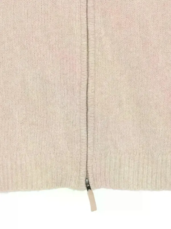 Kristensen Du Nord Zip-up Knit Hoodie Cardigan