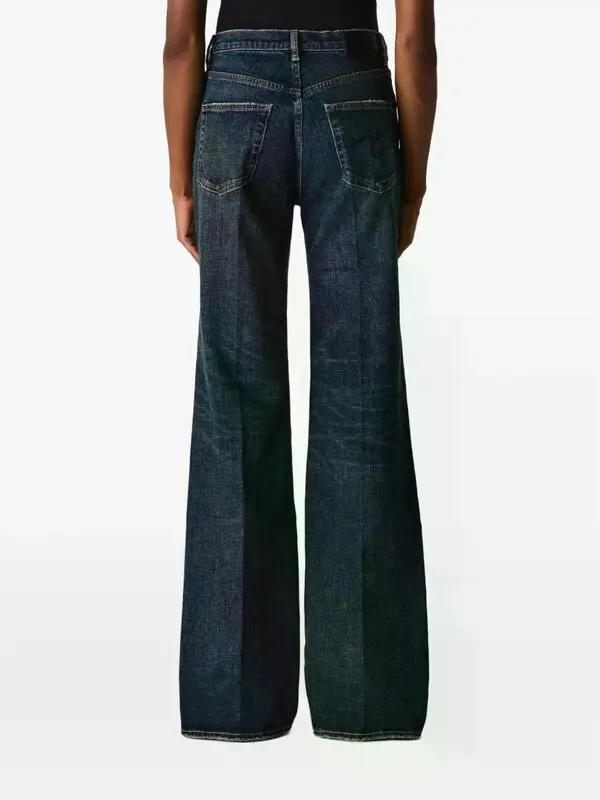 R13 Charlotte Wide-leg Jeans