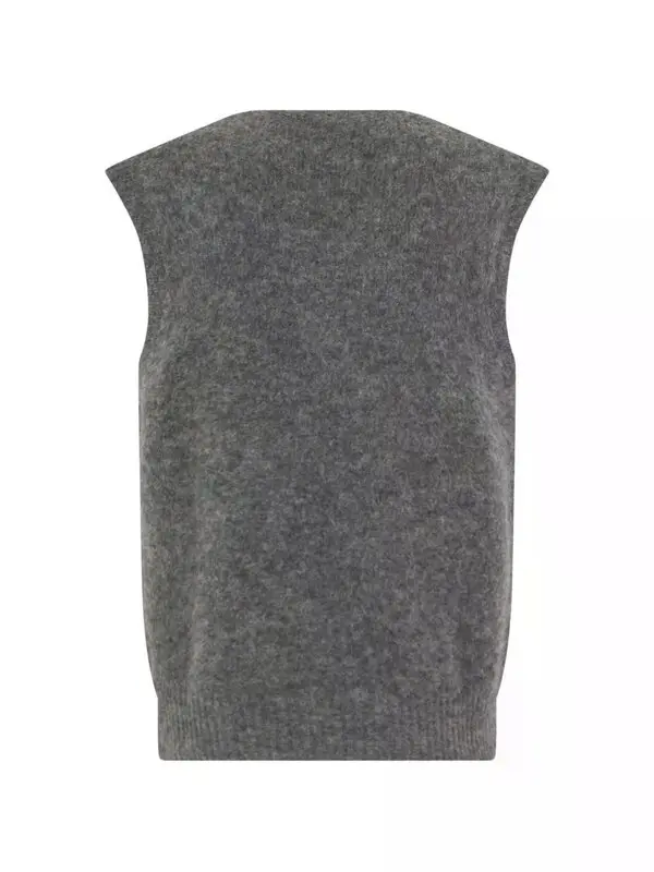 AMI Paris Sleeveless V-neck Sweater