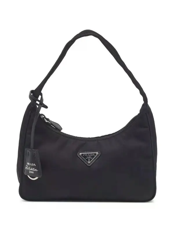 Prada Mini Re-edition 2000 Shoulder Bag - Black