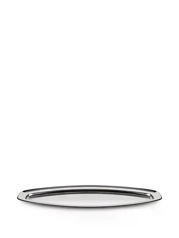ALESSI Oval-shaped Fish Plate - Silver