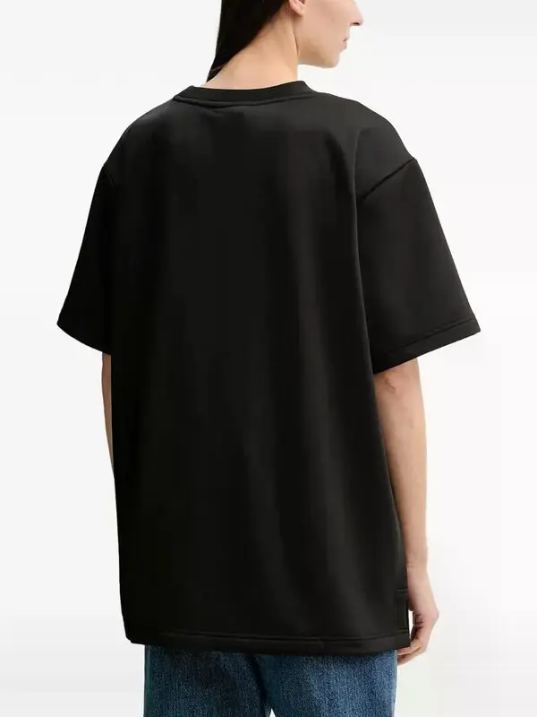 Rains Logo-patch Drop-shoulder T-shirt