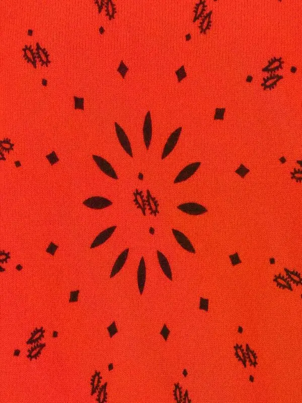KUJTEN Mela Bandana-print Sweater