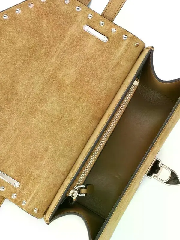 Valentino Garavani Rockstud Small Shoulder Bag In Suede