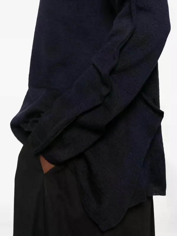 Comme Des Garçons Ruffled-detail Sweater