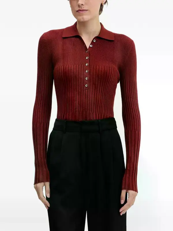 Sisley Knitted Polo Top