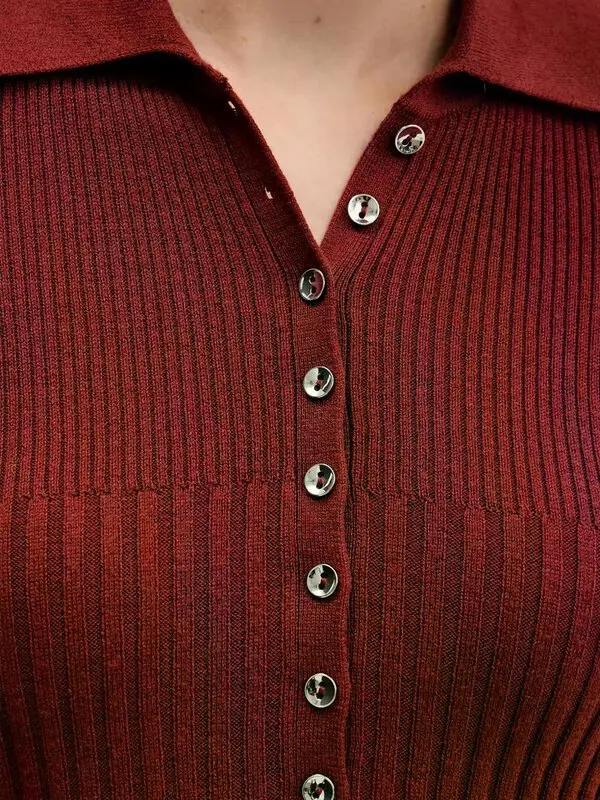 Sisley Knitted Polo Top