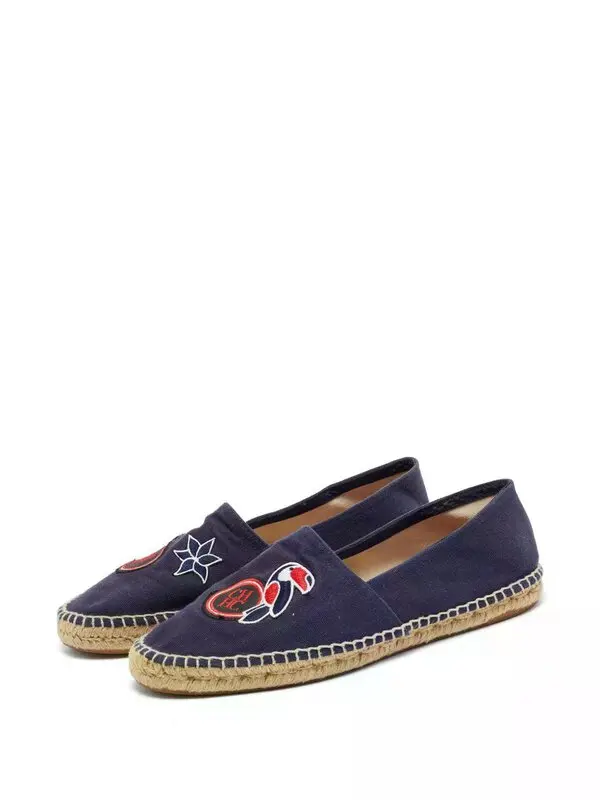 Carolina Herrera Embroidered Espadrilles