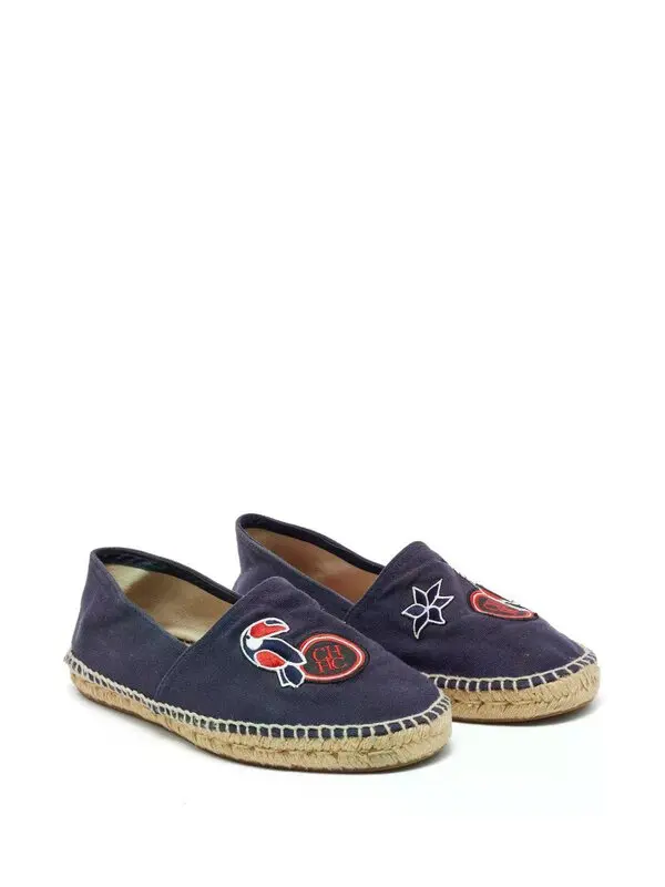 Carolina Herrera Embroidered Espadrilles