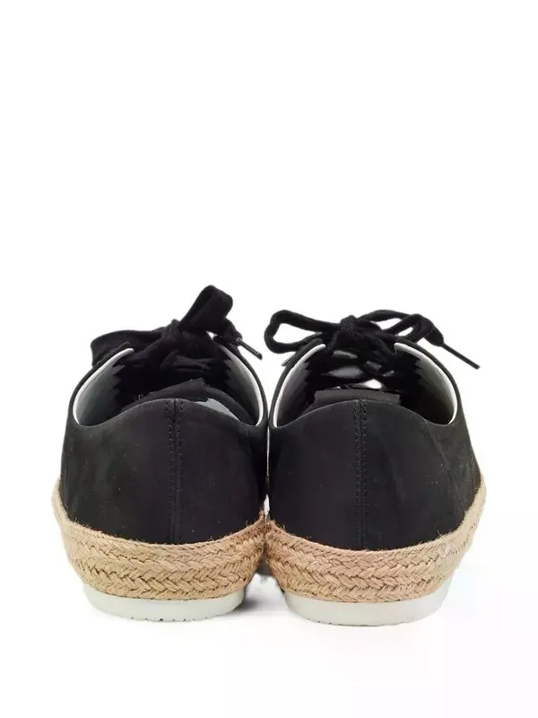 Moschino Nubuck Leather Espadrille Sneakers