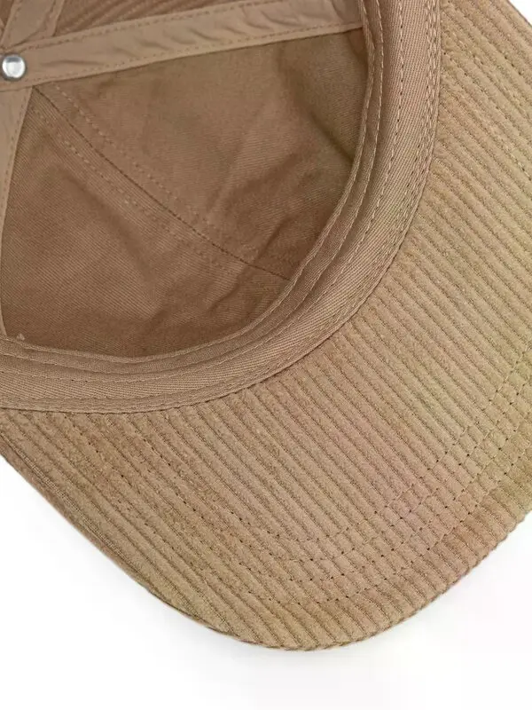 Drole De Monsieur Corduroy Embroidered Baseball Cap