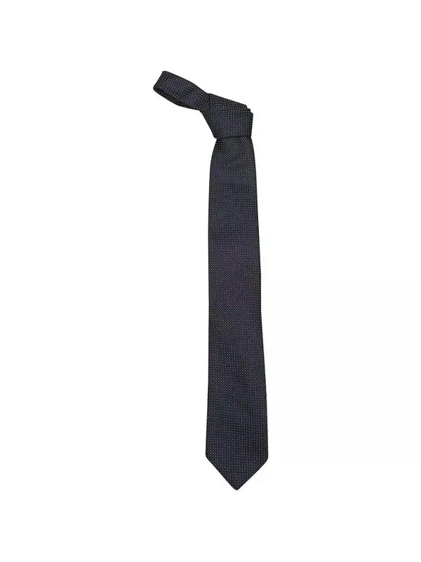 Zegna Polka-dot Silk Tie