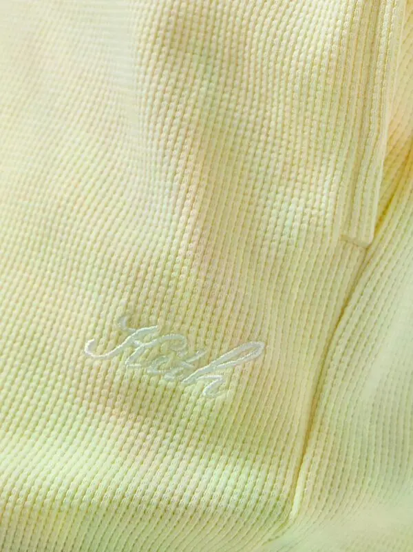 Kith Chelsea Waffle-knit Track Pants - Yellow