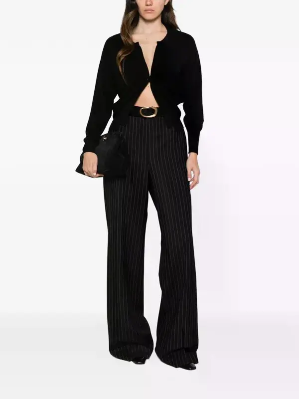Alpha Studio Button-fastening Long-sleeve Cardigan