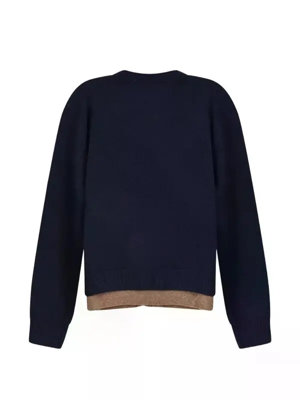 TONYWACK Layered-effect Button-up Cardigan