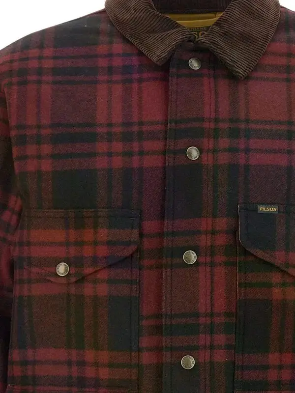 Filson Spokane Check-pattern Corduroy-collar Jacket
