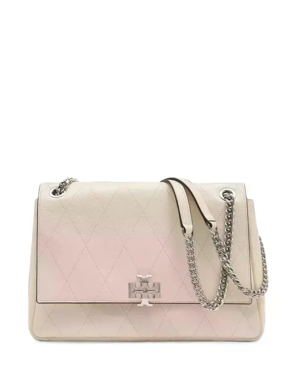 Tory Burch Charlie Quilted Shoulder Bag - Neutrals