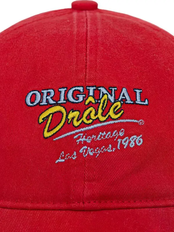 Drole De Monsieur Original Drole Logo-embroidered Baseball Cap