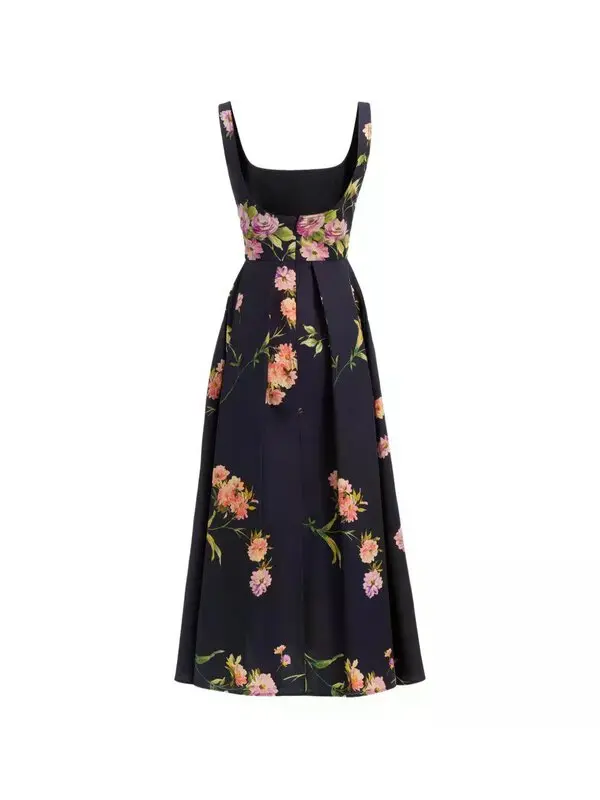 Elie Saab Floral-print Midi Dress