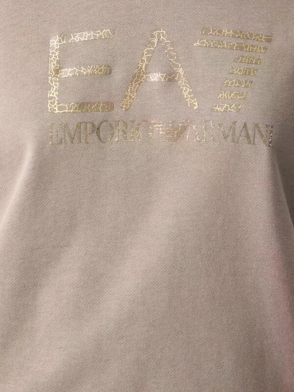 EA7 Logo-print Crewneck Sweatshirt