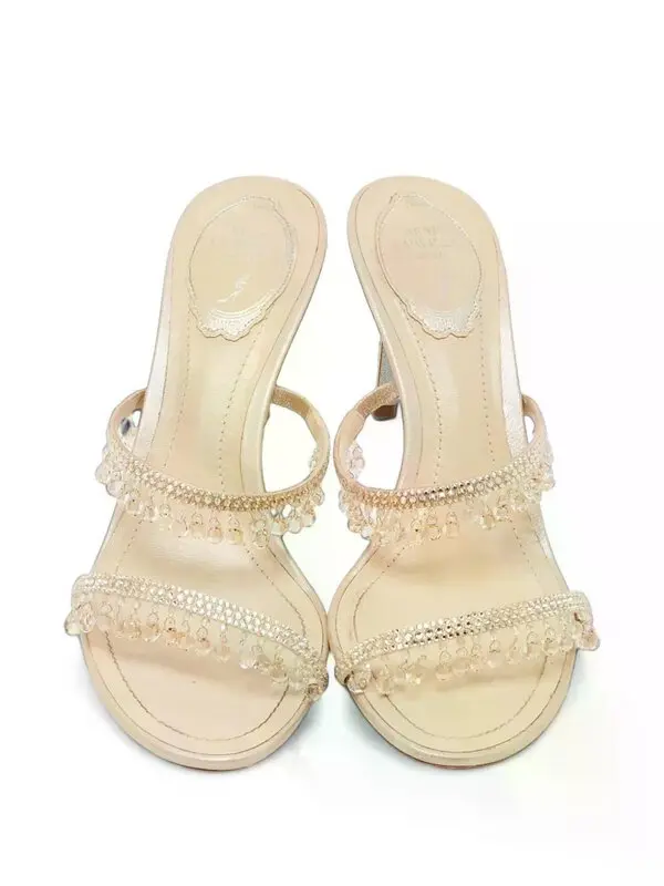 Rene Caovilla Chandelier Crystal-embellished Sandals
