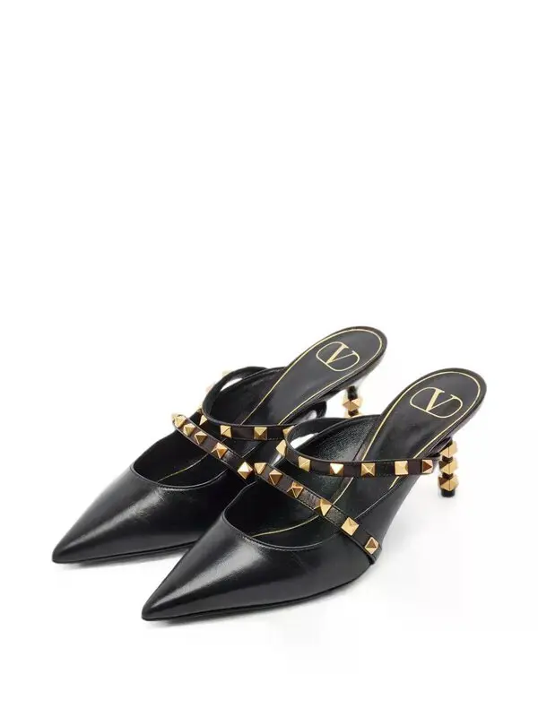 Valentino Garavani Rockstud Pointed Heeled Mules