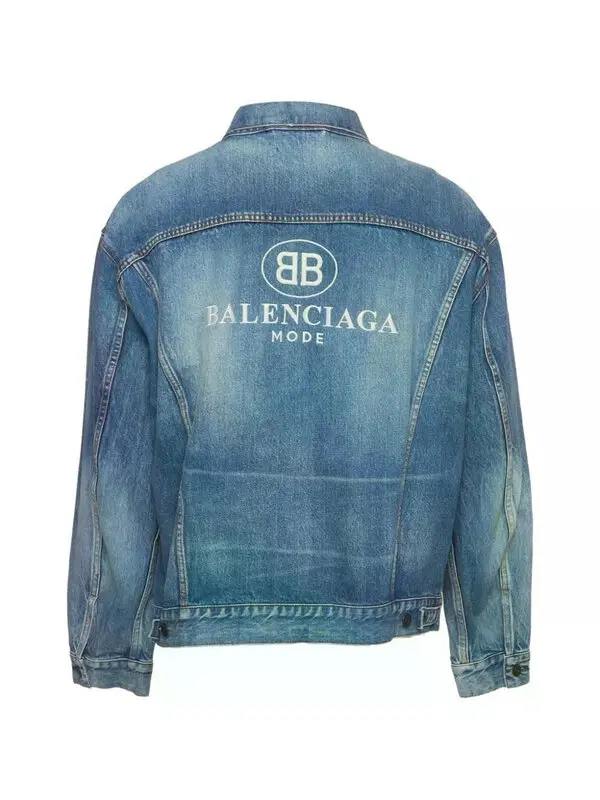 Balenciaga Like A Denim Jacket - Blue