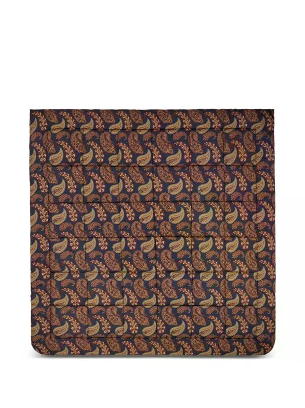 Etro Paisley-motif Quilted Quilt - Red