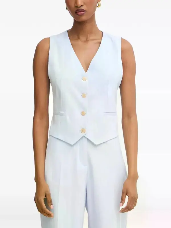 MORGAN Calcif Pinstripe-pattern Vest