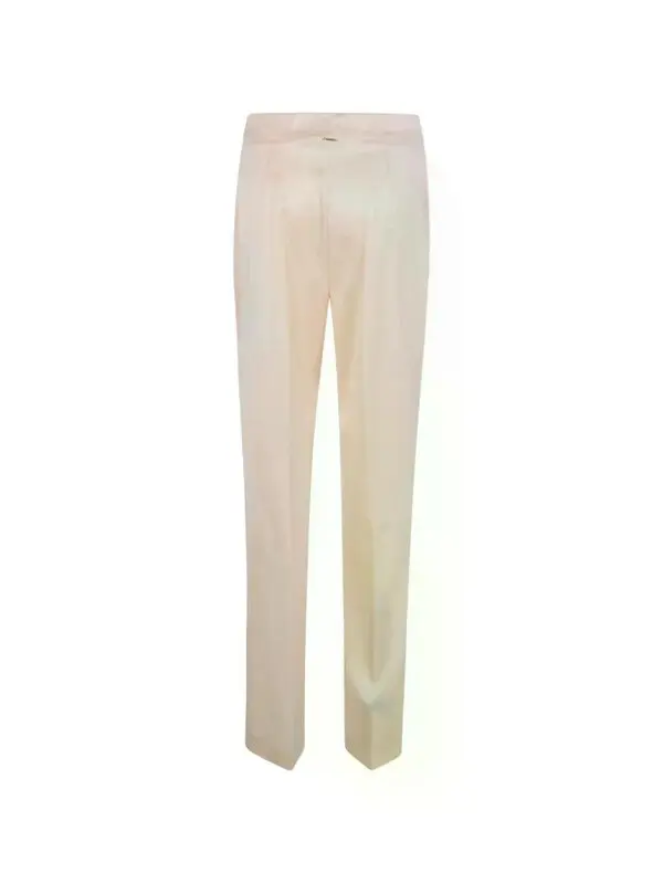 TWINSET Satin-finish Straight-leg Trousers